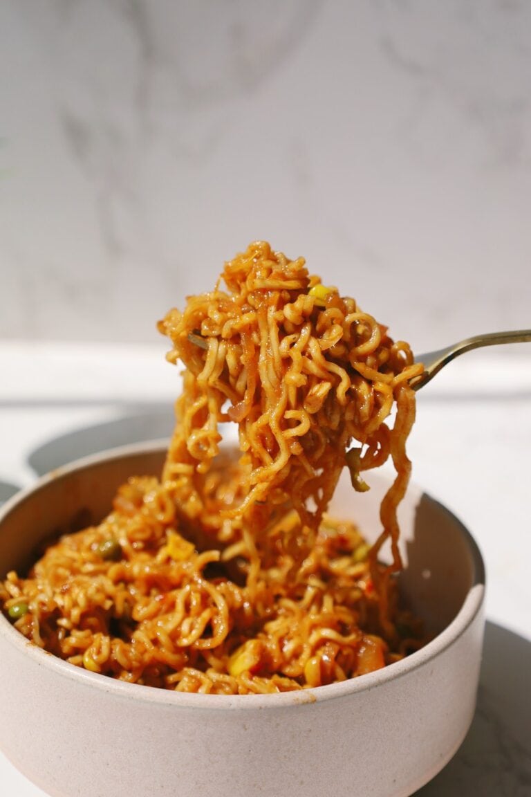 Spicy Maggi Recipe (Street Food Style!) - Shreya's Kitchen