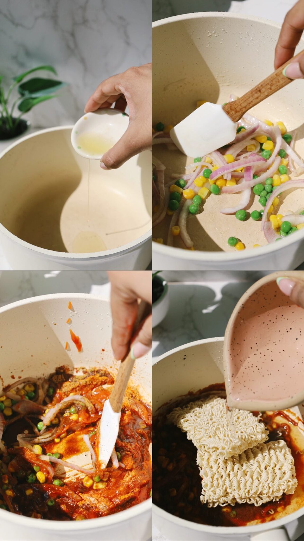 Spicy Maggi Recipe (Street Food Style!) - Shreya's Kitchen