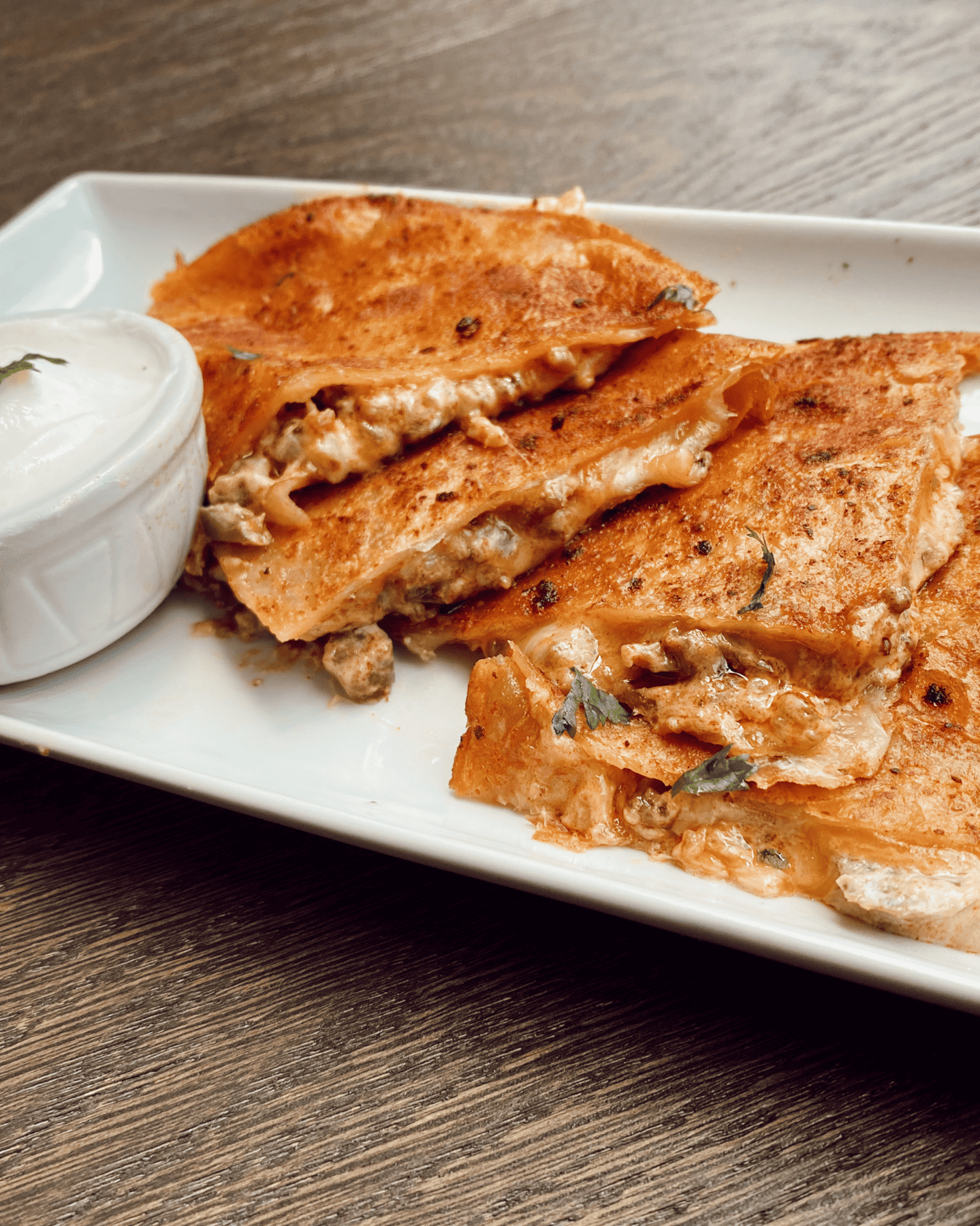 Spicy Quesadilla - Shreya's Kitchen