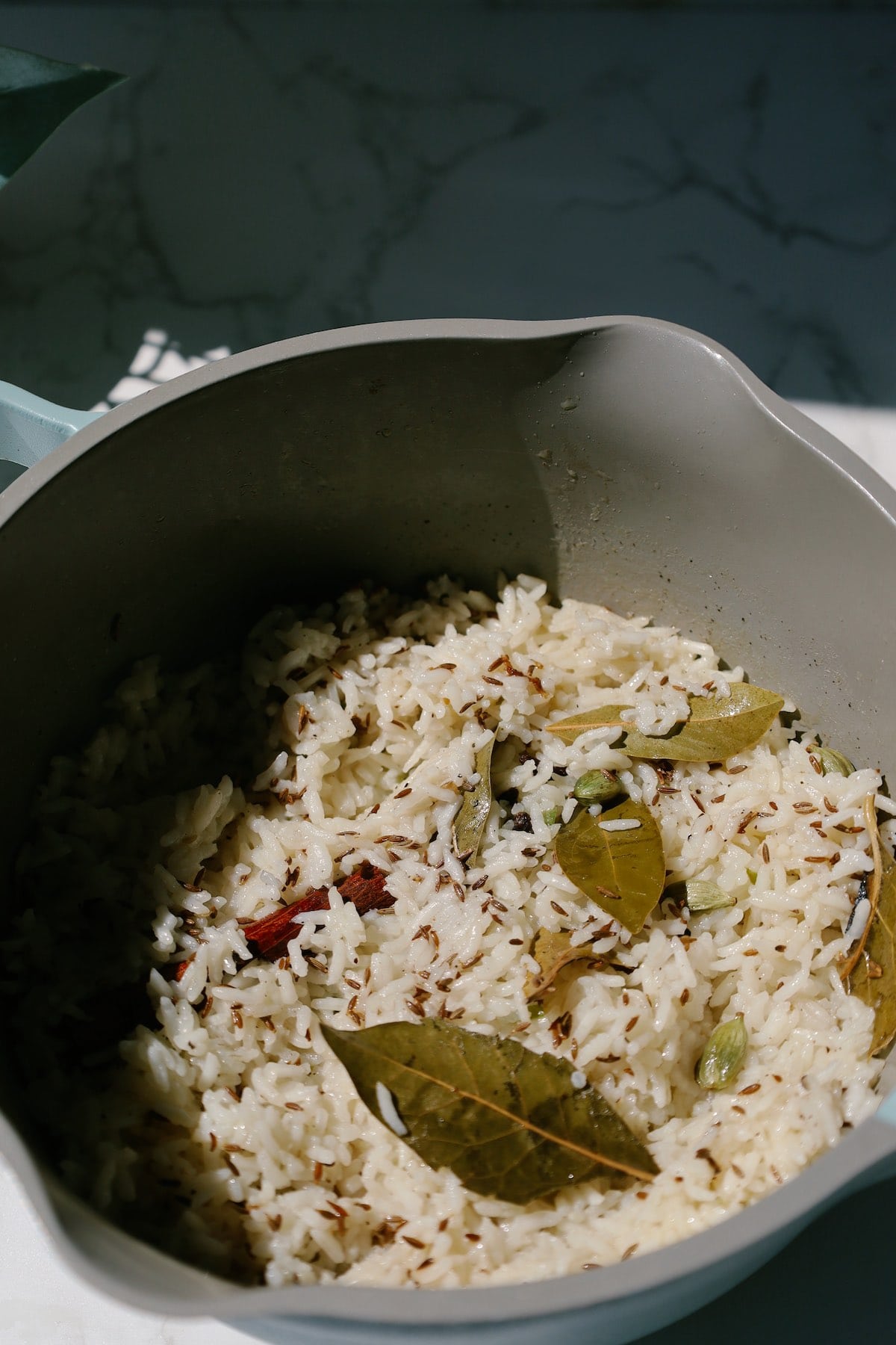 Easy Jeera Rice Recipe (Restaurant Style Cumin Rice) - Shreya's Kitchen