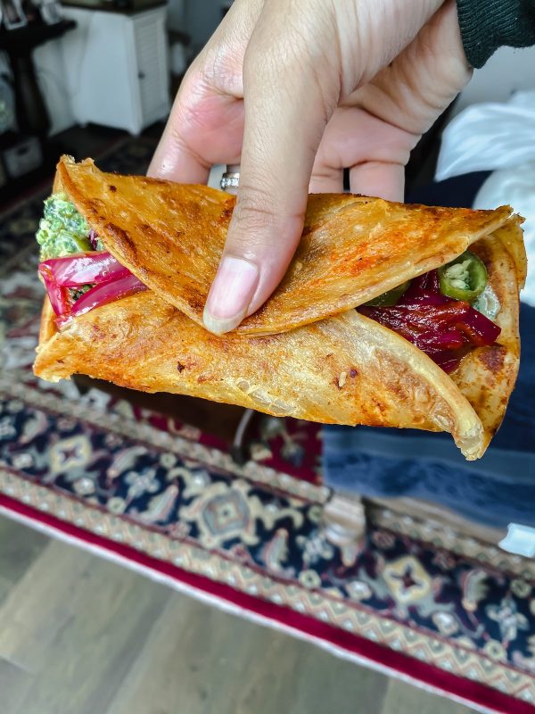 Easy Frankie Roll Recipe (Aloo) - Shreya's Kitchen