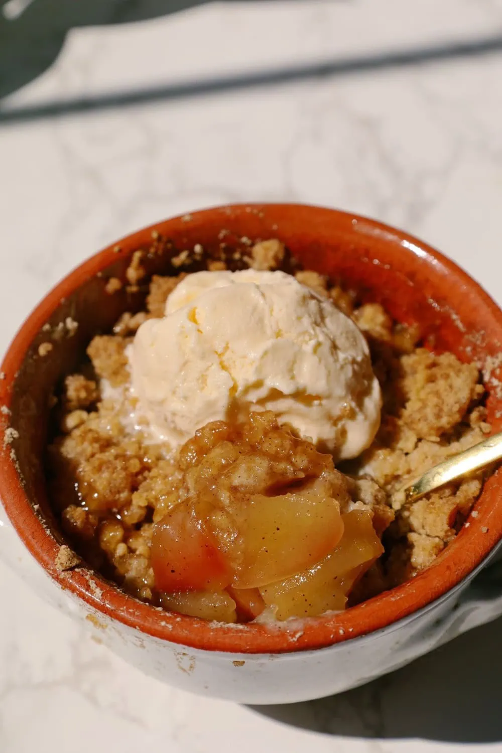 Apple Crumble (Single Serving) - Shreya's Kitchen