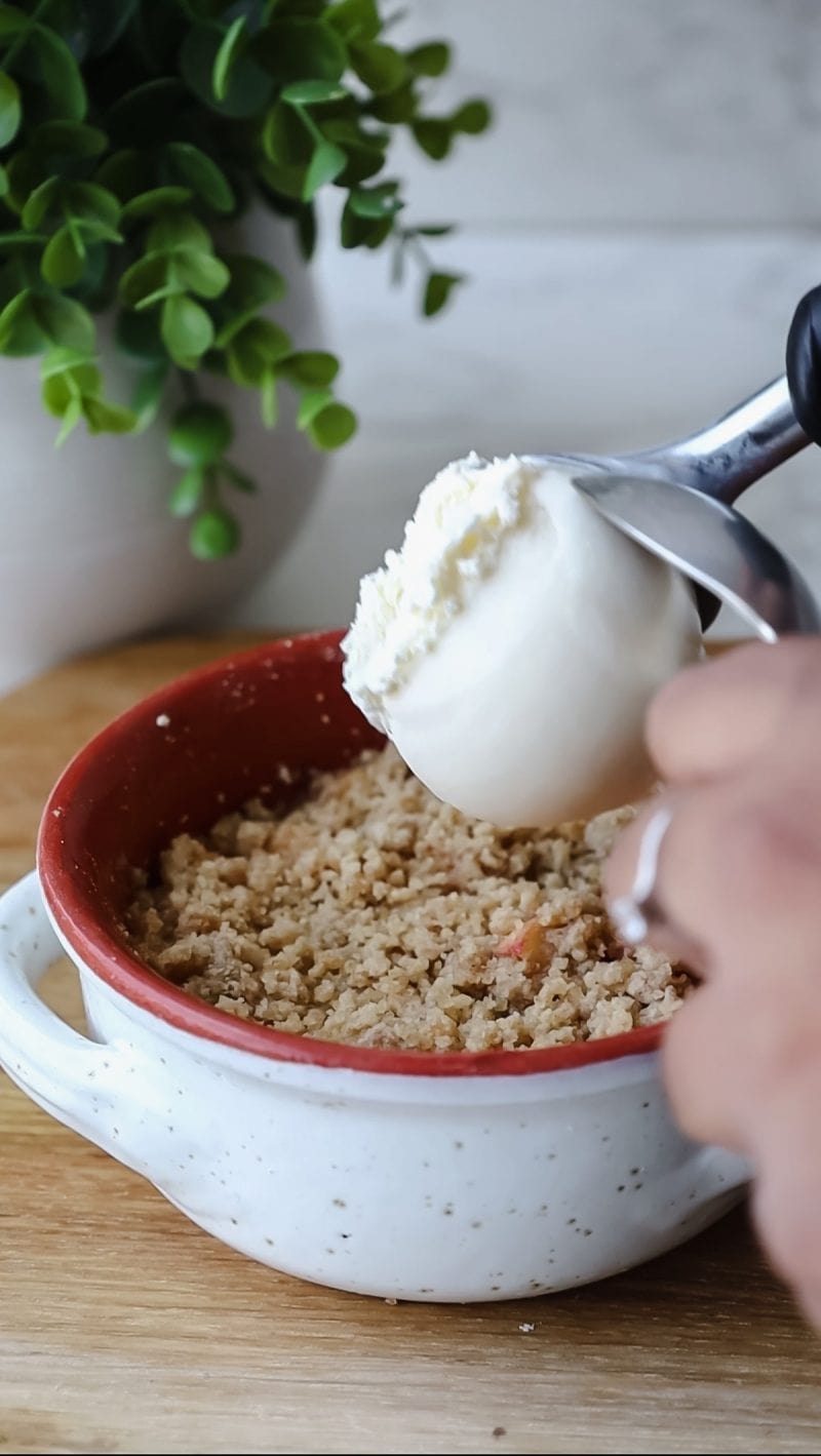 Apple Crumble Single Serving Shreya S Kitchen