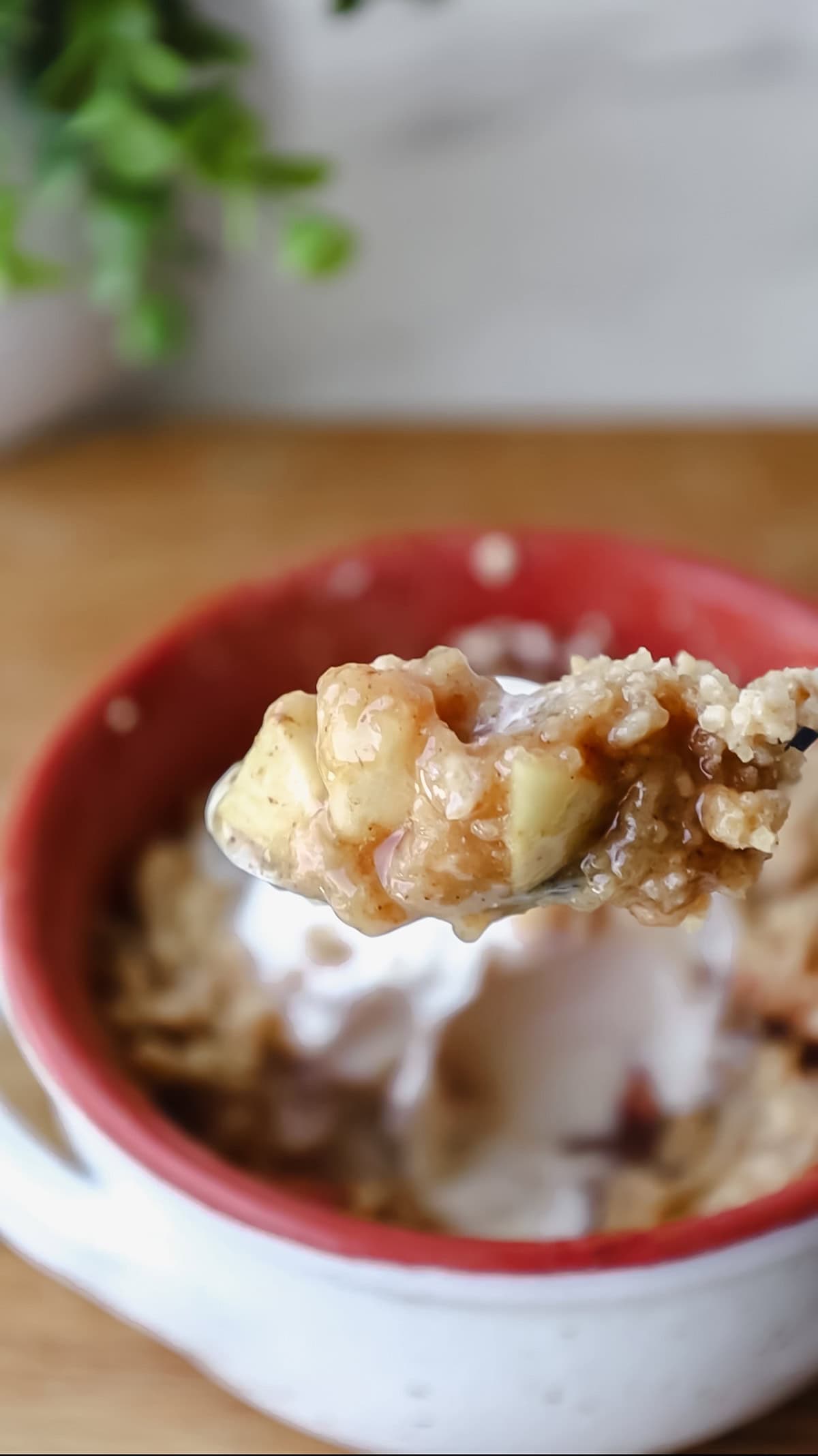 Apple Crumble (Single Serving) - Shreya's Kitchen