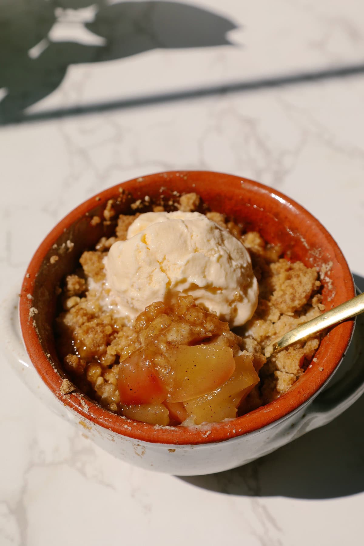 Apple Crumble (Single Serving) - Shreya's Kitchen