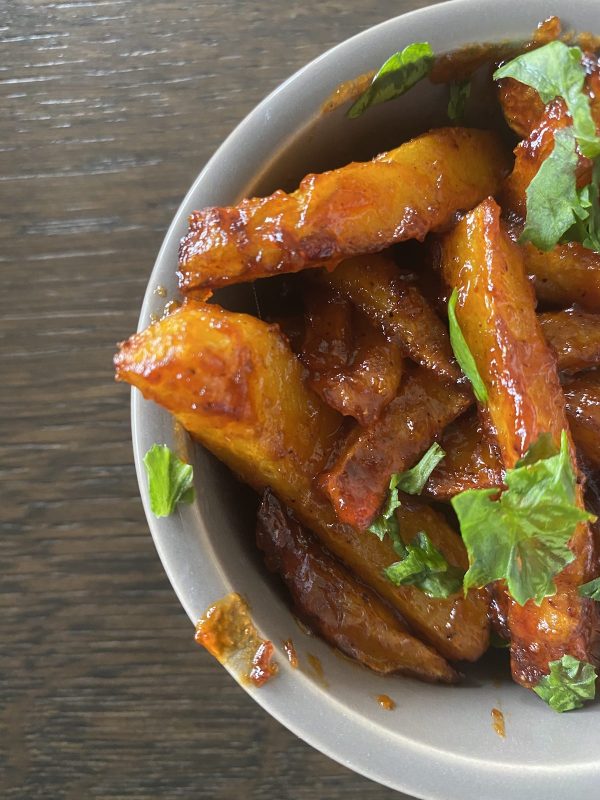 Honey Chilli Potatoes - Shreya's Kitchen