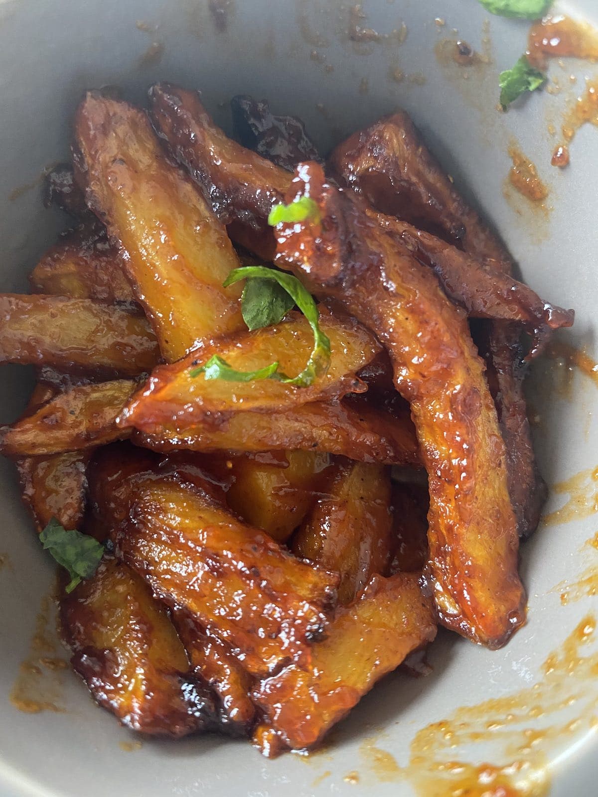 Honey Chilli Potatoes - Shreya's Kitchen