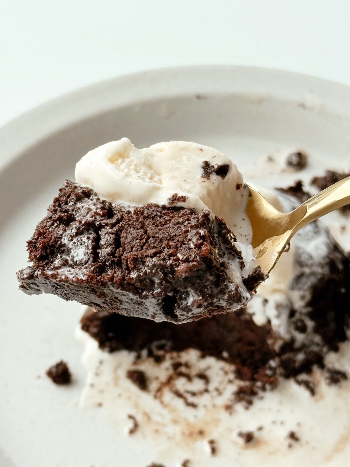 Brookie Recipe (Single Serving Dessert) - Shreya's Kitchen