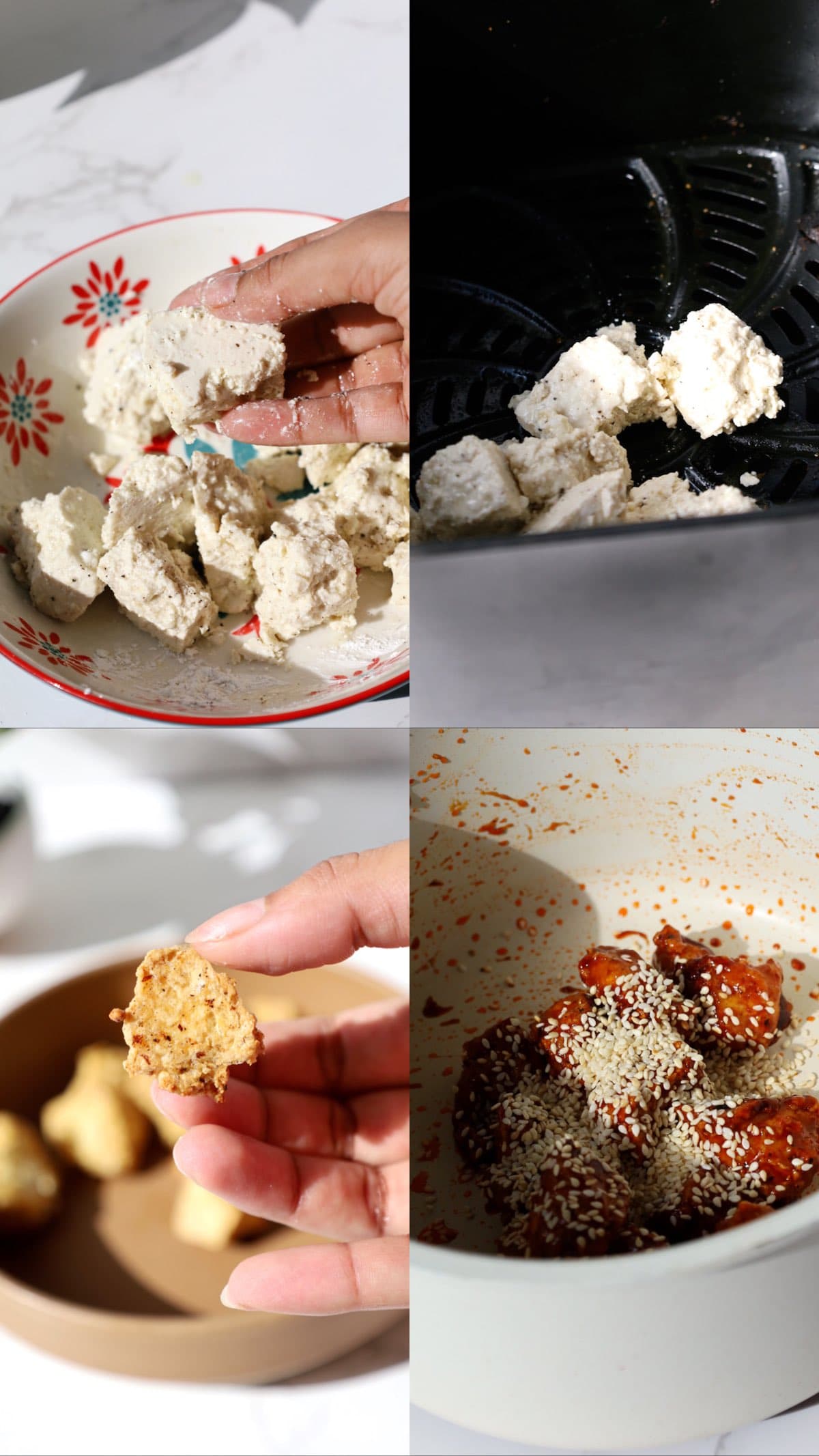 Gochujang Tofu - A Crispy, Spicy, And Easy Recipe - Shreya's Kitchen