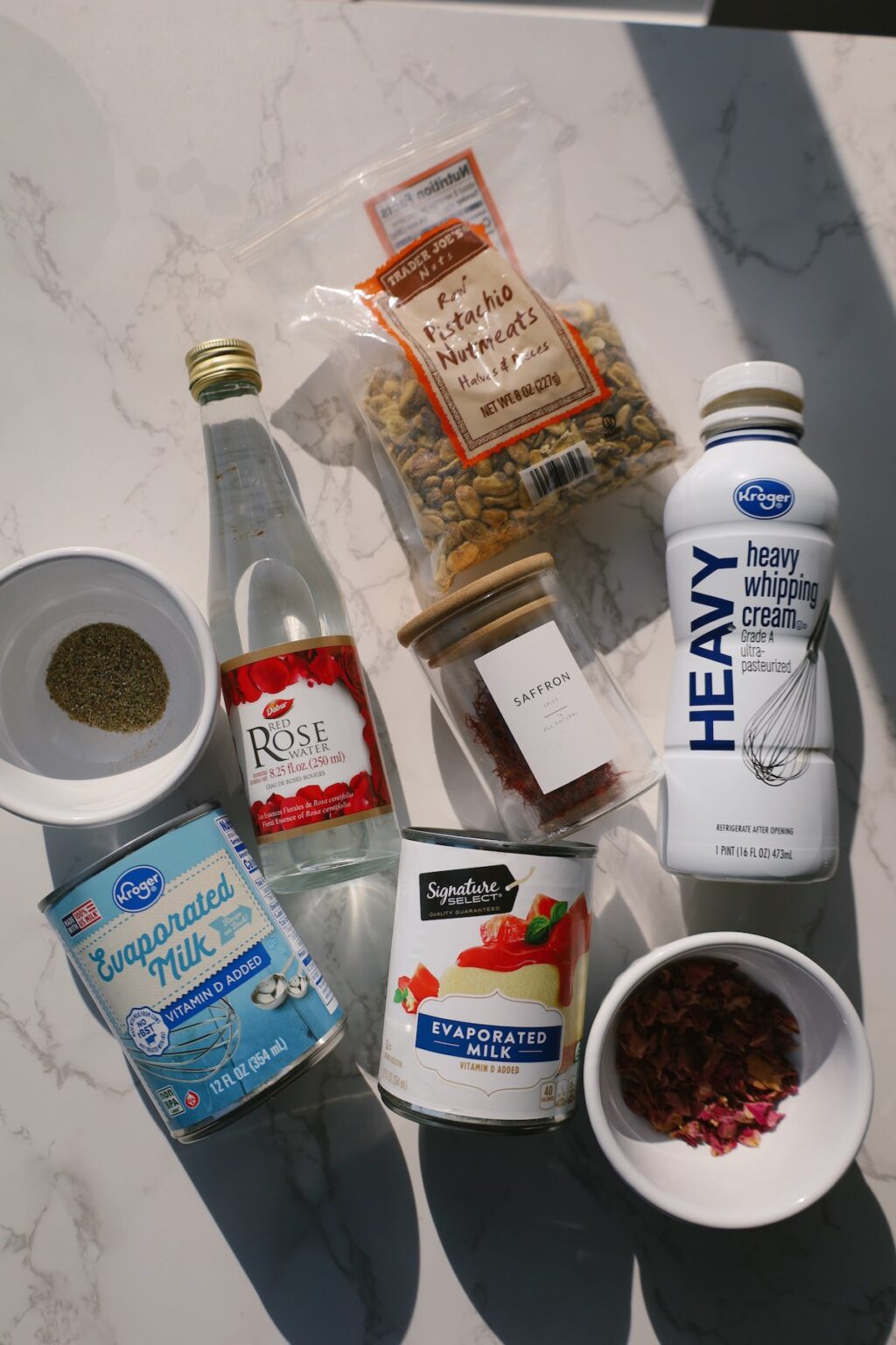 Quick Kulfi Recipe (Rose and Saffron Flavor) - Shreya's Kitchen