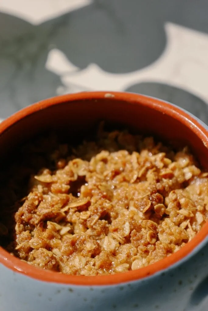 Single Serving Apple Crisp (Super Easy Recipe!) - Shreya's Kitchen
