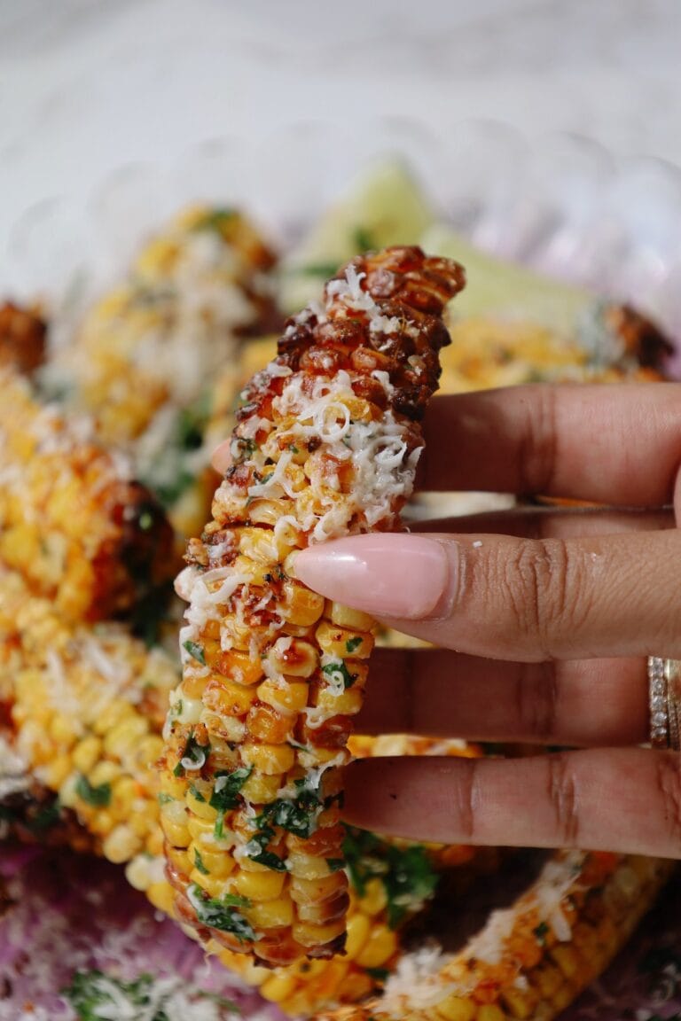 Easy Cajun Butter Corn Ribs Recipe - Shreya's Kitchen