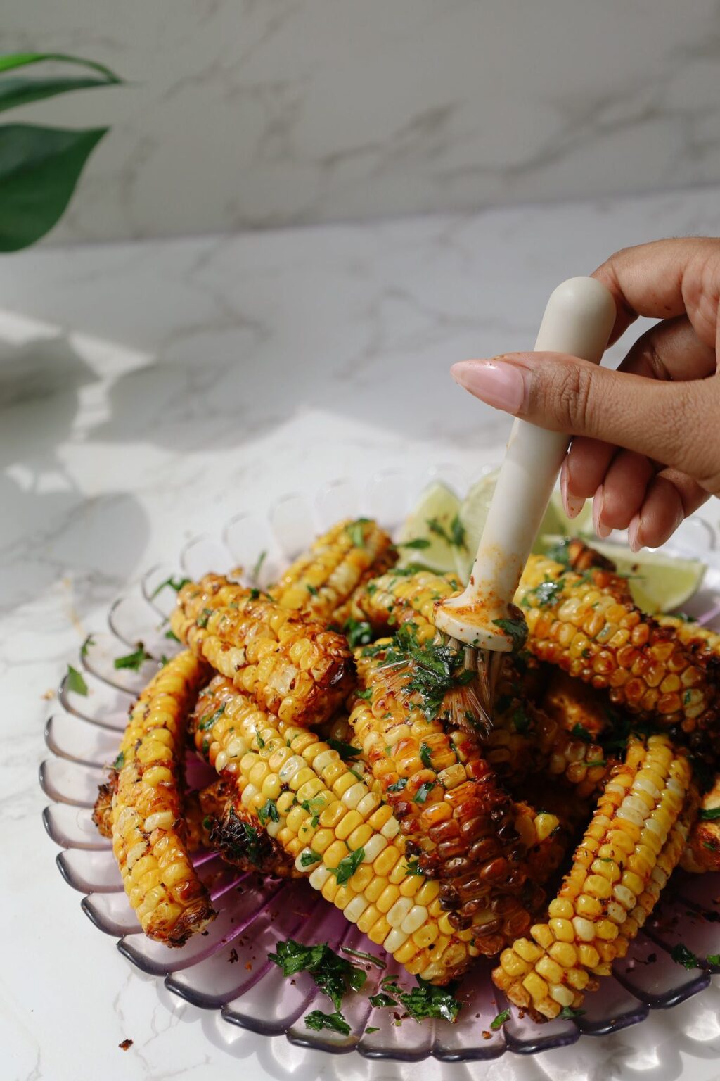 Easy Cajun Butter Corn Ribs Recipe - Shreya's Kitchen