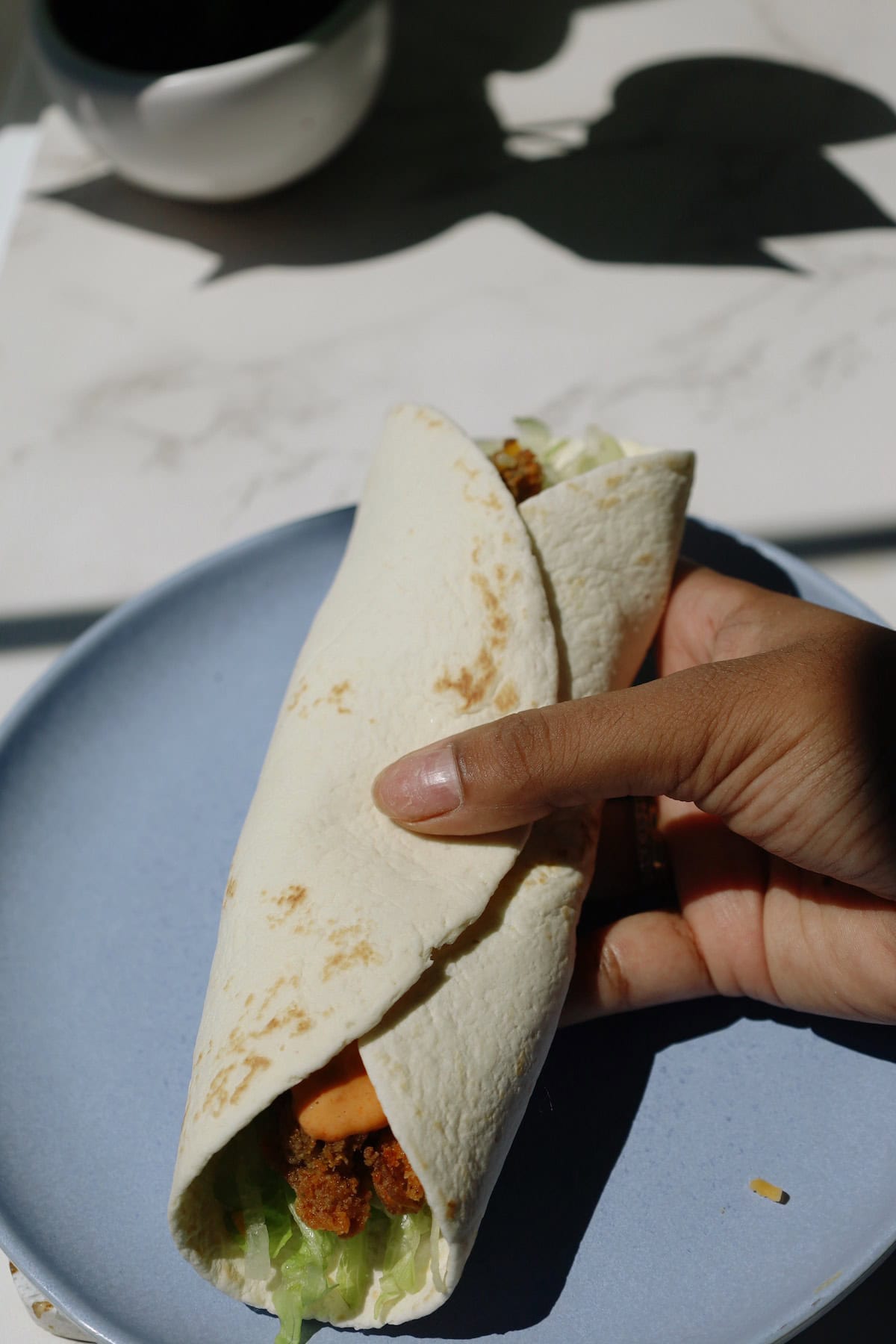 McDonald's Snack Wrap Recipe (Vegetarian Dupe) - Shreya's Kitchen