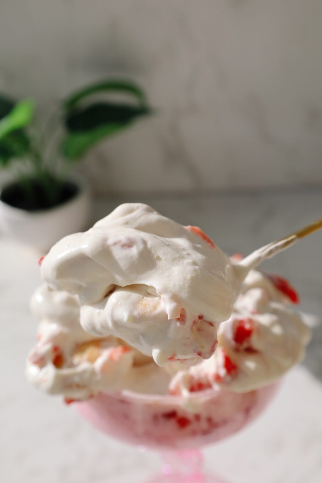 Strawberry Pudding Recipe (Magnolia Bakery Inspired) - Shreya's Kitchen