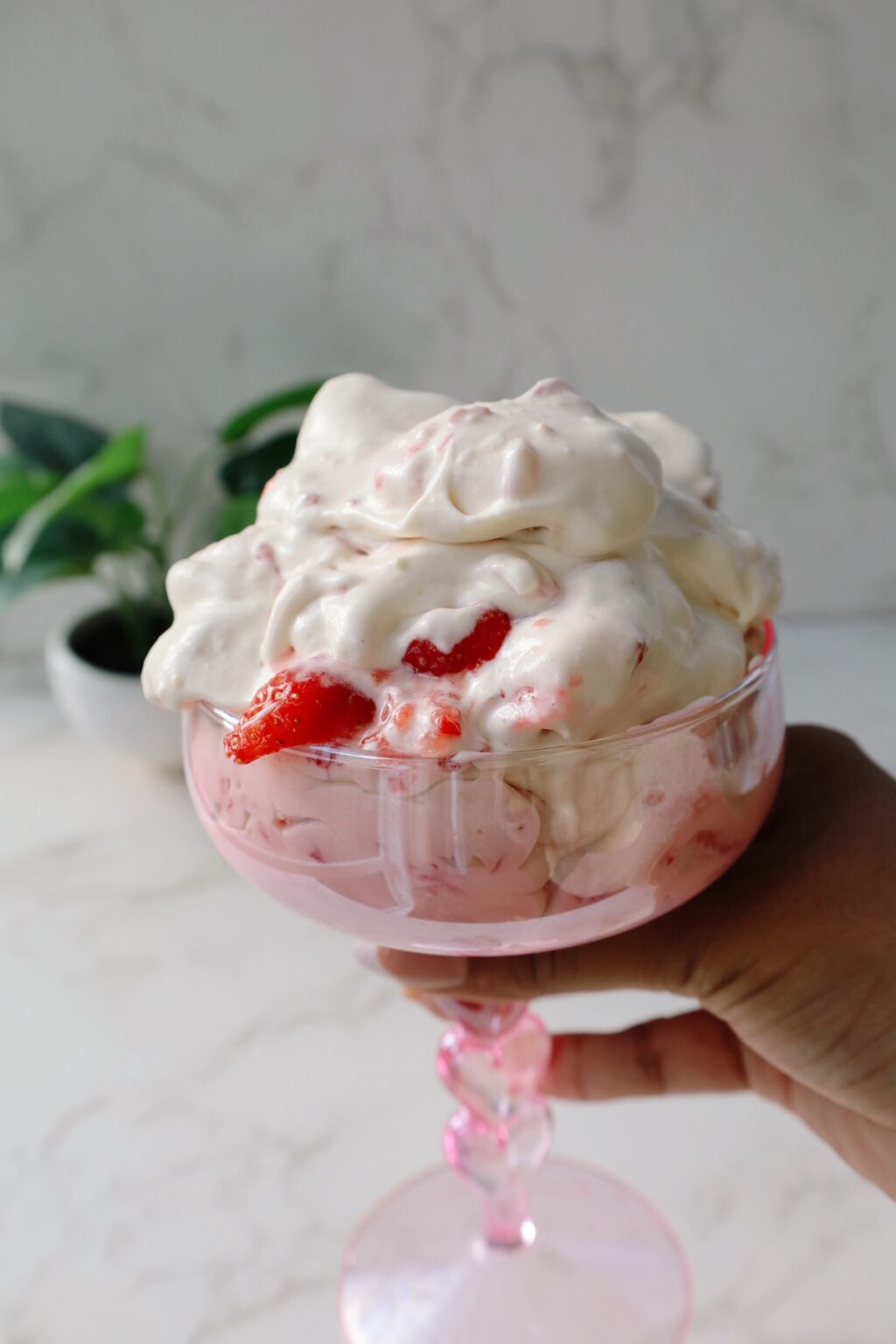 Strawberry Pudding Recipe (Magnolia Bakery Inspired) - Shreya's Kitchen