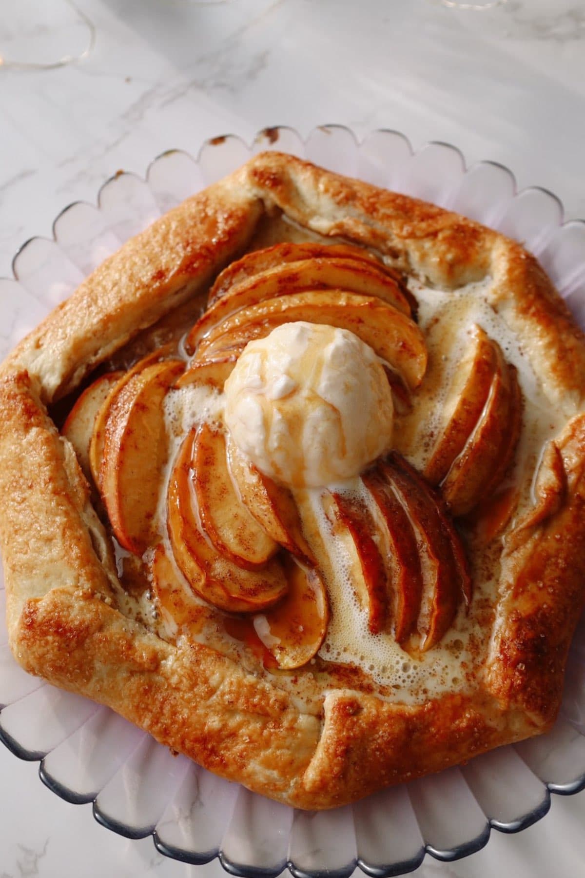Apple Galette Recipe - Shreya's Kitchen