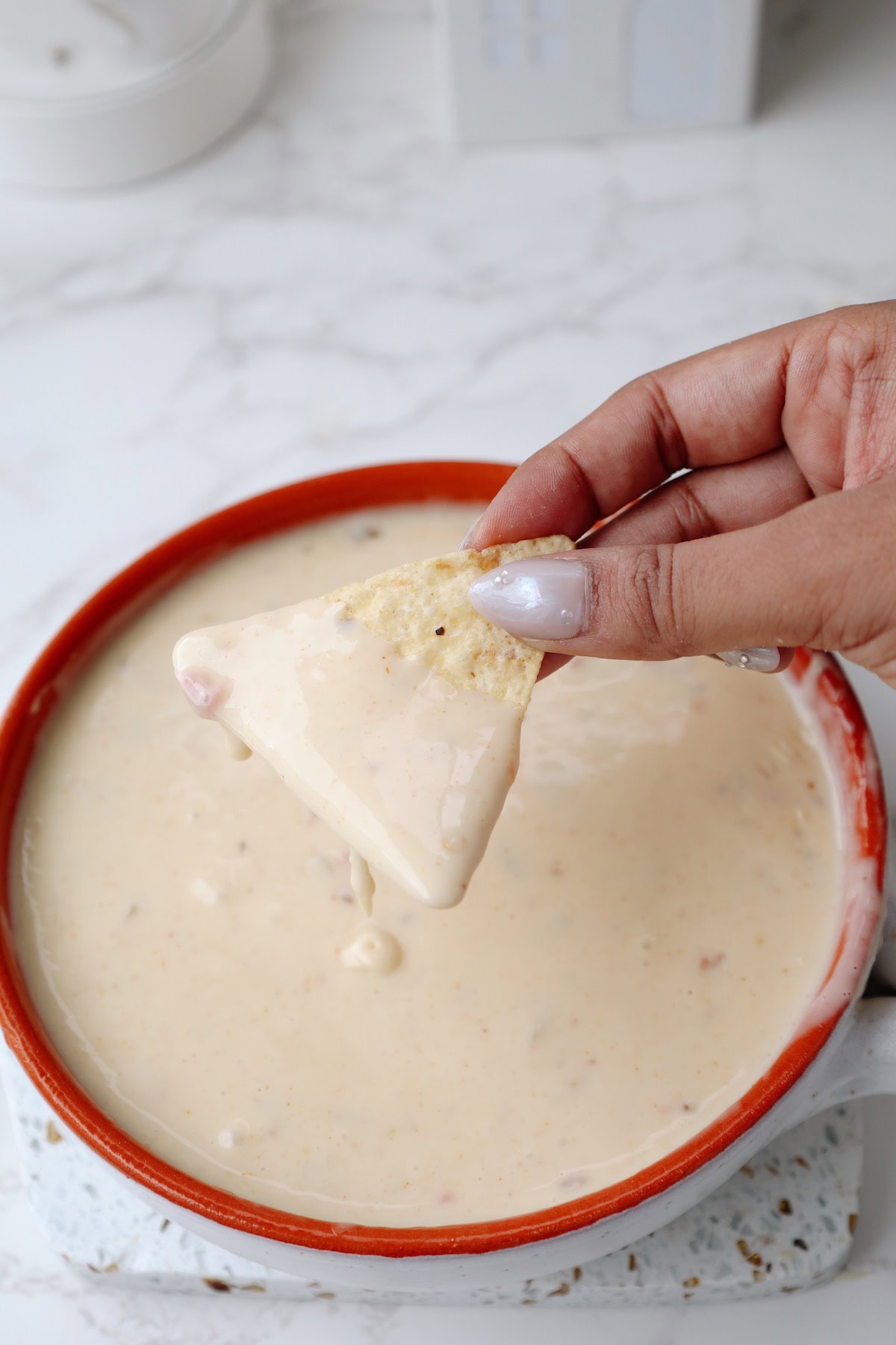 Queso Blanco Dip Recipe(Restaurant Style!) - Shreya's Kitchen